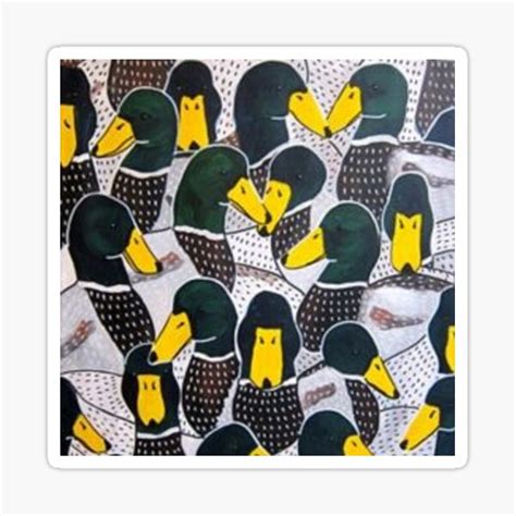 Quacking Ducks Sticker For Sale By Donjan Redbubble
