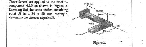 Answered Three Forces Are Applied To The Machine… Bartleby