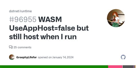 Wasm Useapphostfalse But Still Host When I Run · Issue 96955 · Dotnet