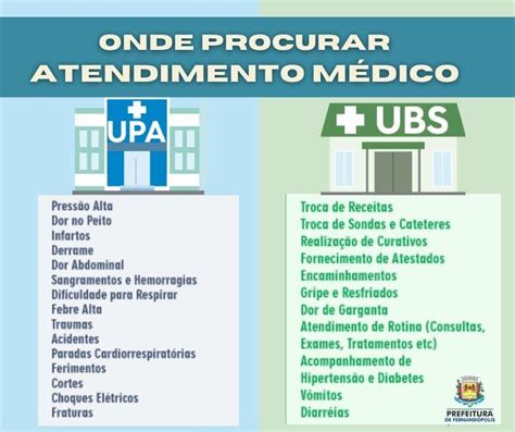 Saiba Quando Procurar A Upa Ou A Ubs Do Seu Bairro Regiãosp