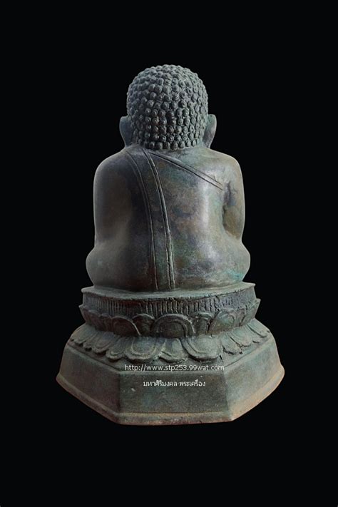 พระสังกัจจายน์ ปางรับทรัพย์ เทพเจ้าแห่งความั่งคั่งรำรวย หน้าตัก 5 นิ้ว เนื้อนวโลหะสำริด มหา