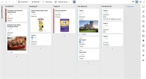Personal Task Tracker Smartsheet