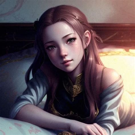 2 Cute 18 Year Old Women Sitting Together On A Bed Free Ai Art Generator