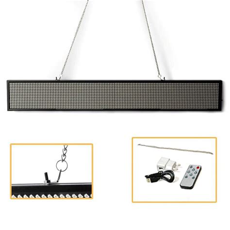 Letrero LED Programable Monocolor Colgable Letreros LED Publicidad