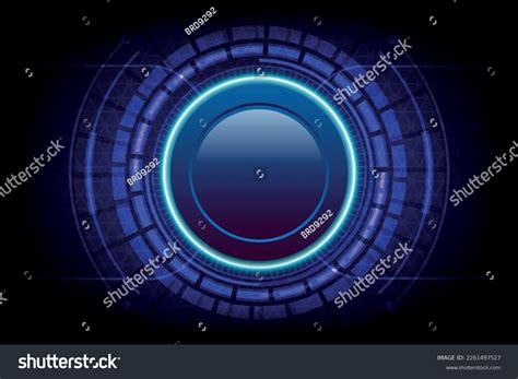 Absract Hitech Digital Technology Backgound Vector Stock Vector