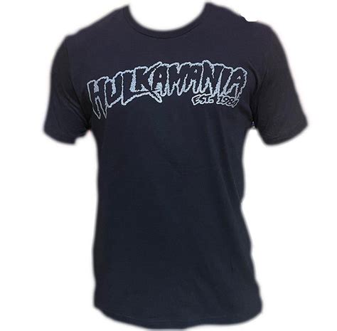 Black Reflective Hulkamania Tee Hogans Beach Shop