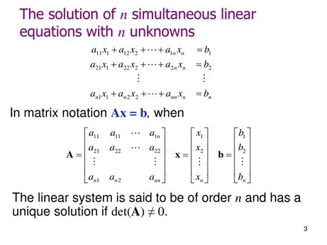 Ppt Systems Of Linear Equations Powerpoint Presentation Free