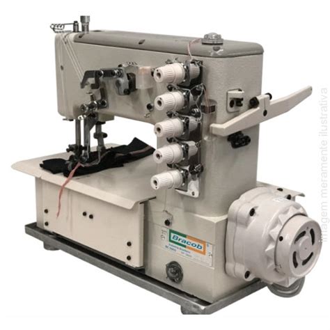 Máquina de Costura Industrial Galoneira Motor Direct Drive Bracob