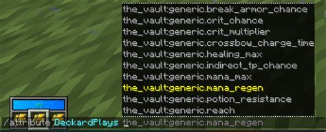 Any Information On How To Modify Attributes Like Mana Regen Etc R