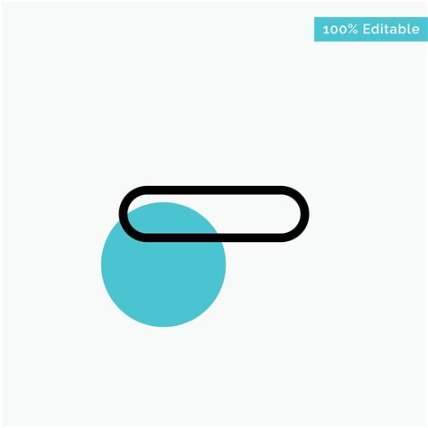 Delete Less Minus Remove Turquoise Highlight Circle Point Vector Icon 17996651 Vector Art At