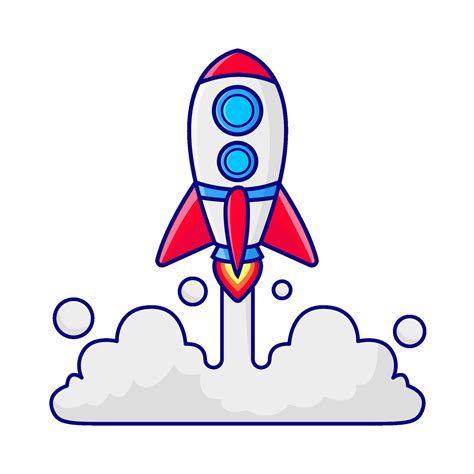 Rocket Fly Illustration 38009011 Vector Art At Vecteezy