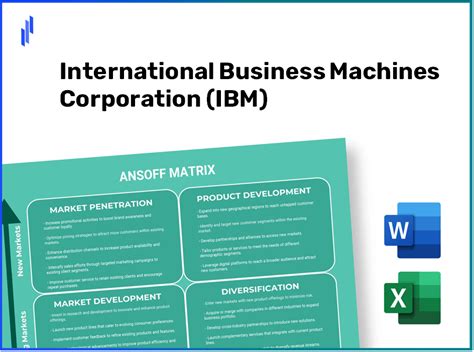 International Business Machines Corporation Ibm Análisis De Matriz Ansoff Dcf Swot Canvas International Business Machines Corporation Ibm Análisis De Matriz Ansoff Dcf Swot Canvas