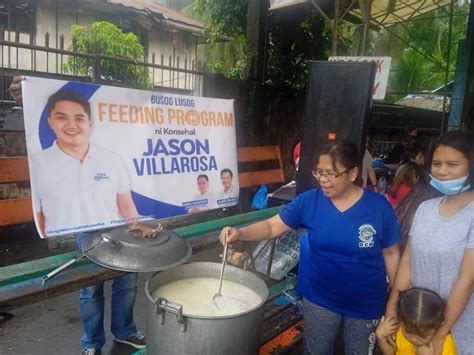 Busog Lusog Feeding Program Ni Councilor Jason Villarosa Upod Sa Taculing Alliance Kag Youth