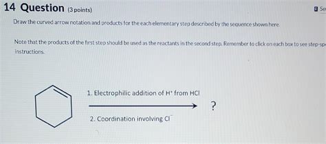 Solved Draw The Curved Arrow Notation And Products For The Chegg