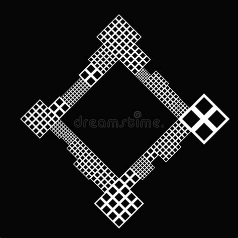Modern Abstract Diagonal Minimal Square Frame Background Stock Vector