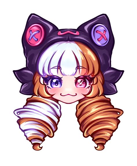 Safebooru 1girl 3 Absurdres Black Hood Blush Brown Hair Buttons