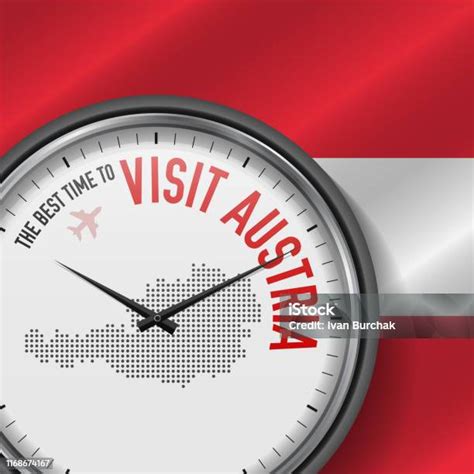 오스트리아를 방문 하는 가장 좋은 시간 입니다 항공편 오스트리아 투어 벡터 일러스트레이션 1위에 대한 스톡 벡터 아트 및 기타 이미지 Istock