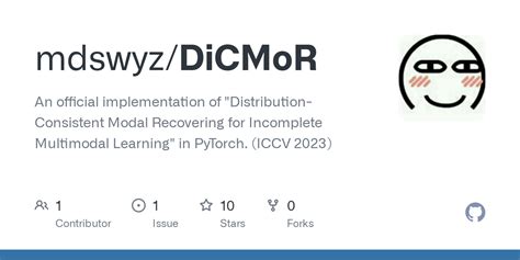 Github Mdswyzdicmor An Official Implementation Of Distribution Consistent Modal Recovering