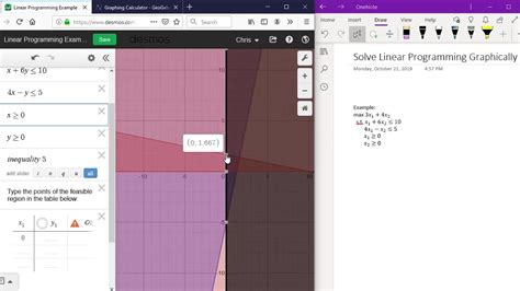 Linear Programs In Desmos Youtube