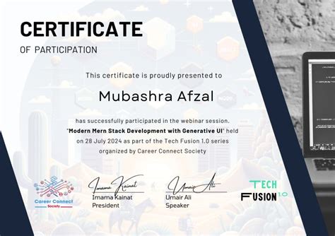 Mubashra Afzal On Linkedin 🌟 Tech Journey 🌟 Career Connect Society
