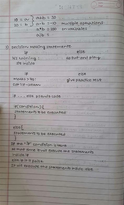 Solution Python Handwritten Notes Studypool