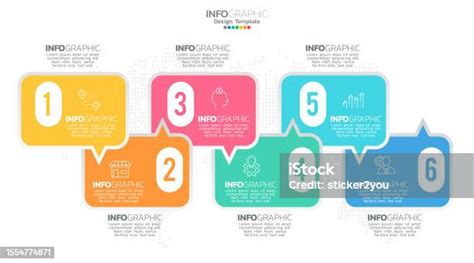 6 단계의 타임 라인 인포 그래픽 벡터는 워크 플로우 레이아웃 다이어그램 연례 보고서 웹 디자인에 사용할 수 있습니다 개념에 대한 스톡 벡터 아트 및 기타 이미지 Istock