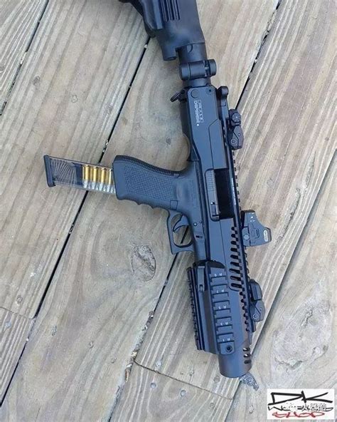 个人防卫利器FAB defense公司KPOS手枪卡宾转换套件
