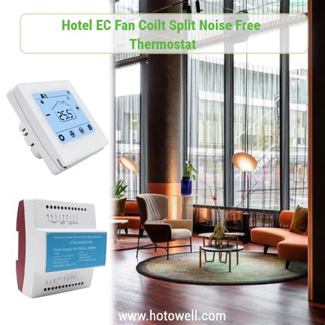 Full Half Keypad Lock Modbus Control Bms System Fcu Wired Smart Hotel Room Thermostat