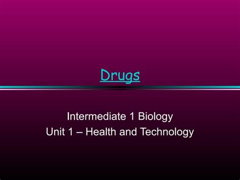 Drugs Ppt