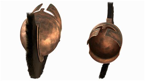 紋章付き古代ギリシャコリント式ヘルメット 3dモデル 49 Max Free3d