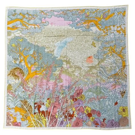 Hermes Cashmere Retour A La Nature Shawl 140 Colorway 05 At 1stdibs