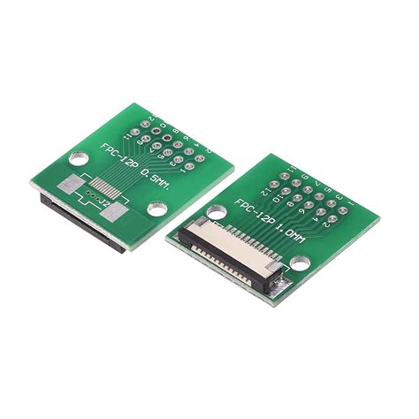 Ffc Fpc 12 Pin Adapter Board 1mm To 2 54mm Soldered Connector