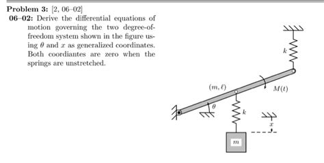 Solved Problem 3 [2 06 02 06 02 Derive The Differential