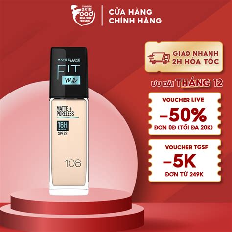 Kem Nền Kiềm Dầu Cho Lớp Nền Mịn Lì Tự Nhiên Maybelline Fit Me Matte