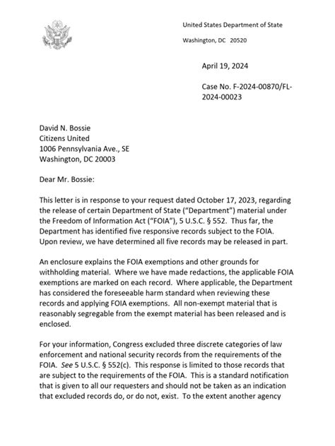 Cu V State And Defense Foia Production 1 Iranian Influence In Biden