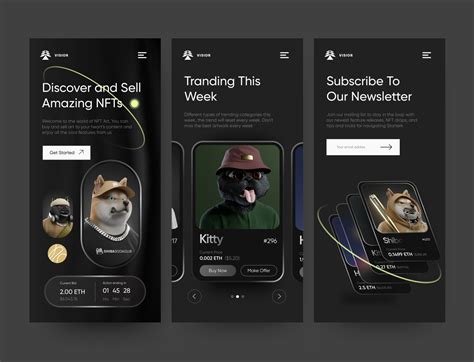 NFT Responsive Mobile By Dena Ihsanuddin On Dribbble