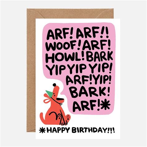 Wrap 강아지일러스트 생일카드 인사말 엽서 편지 휘뚜