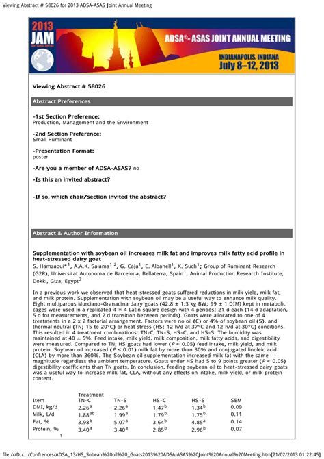 Pdf Supplementation With Soybean Oil Increases Milk Fat And Improves Milk Fatty Acid Profile