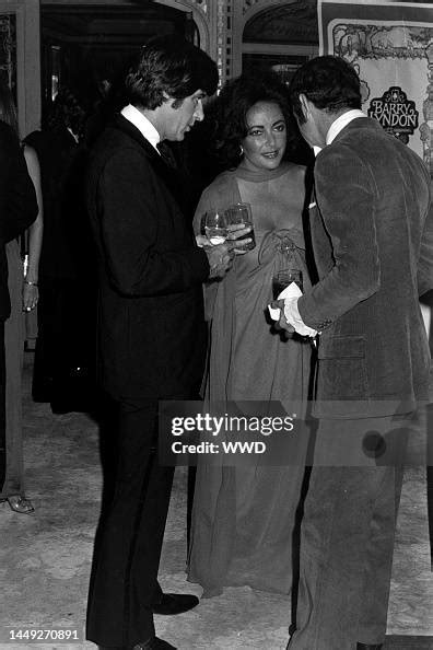 Henry Wynberg And Elizabeth Taylor Attend Irving Swifty Lazars