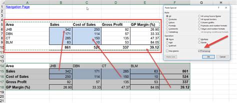 switch rows to columns and columns to rows online excel training