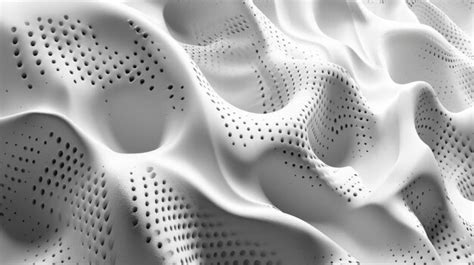 A Bumpy White Surface With Tiny Holes Premium Ai Generated Image