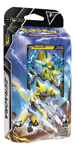 Deck Pokémon Baralho De Batalha V Zeraora V 60 Cartas Frete Grátis