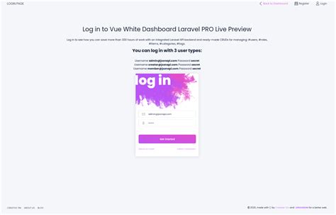 GitHub Creativetimofficial Ct Vue White Dashboard Pro Laravel Vue