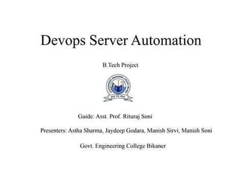 Devops Server Automation Pptx Cloud Computing Internet