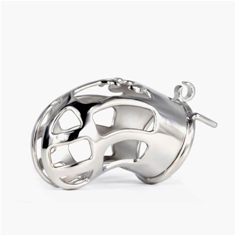 Long Curved Stainless Steel Cock Cage Topchastity