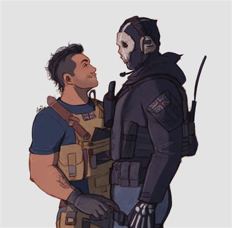 Ghost And Soap Call Of Duty And More Drawn By Amikoroyai Danbooru