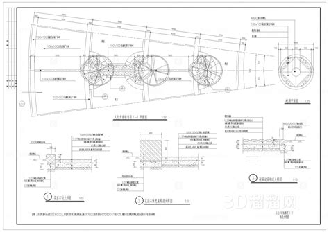 广场铺装大样 详图 大山谷图库