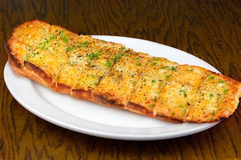 Garlic Bread Loaf Open Faced Loaf Of Ciabatta Bread With Garlic