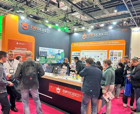 dfrobot unveils its innovative product displays at bett 2023 pr