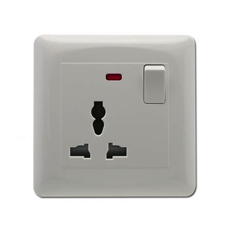 1 Gang 13a Multi Function Socket With Switch Electrical Wall Socket